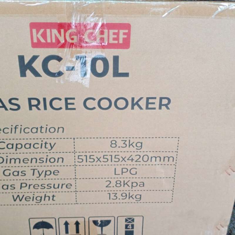 Promo Rice Gas Cooker King Chef Kc-10 Ltr Terbaik Diskon 5% Di Seller ...