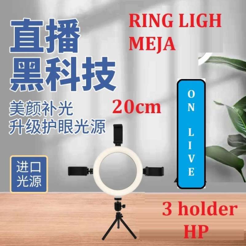 Promo Promo- Ring Light 20cm For Selfie Vlogger And Livestreamer Zoom ...