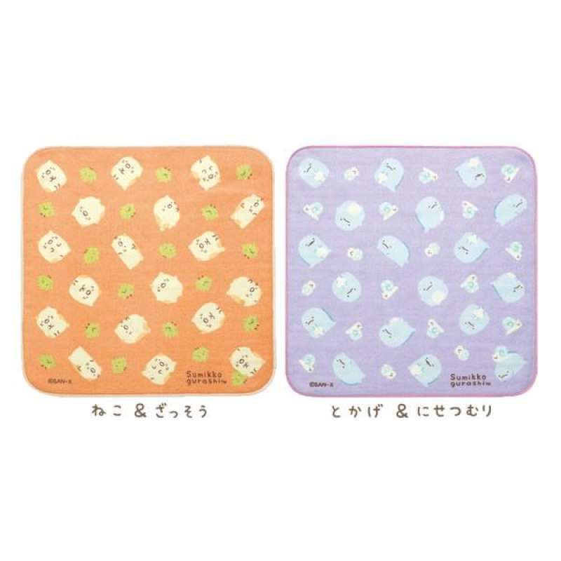 Jual Handkerchief San-x Sumikko Gurashi Characters Shirokuma Tokage ...