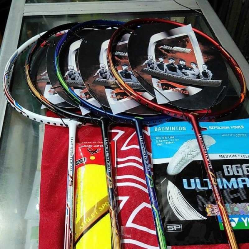 Promo Raket Badminton Lining Windstorm 75 New - Ws 78 Pink, Batangan ...