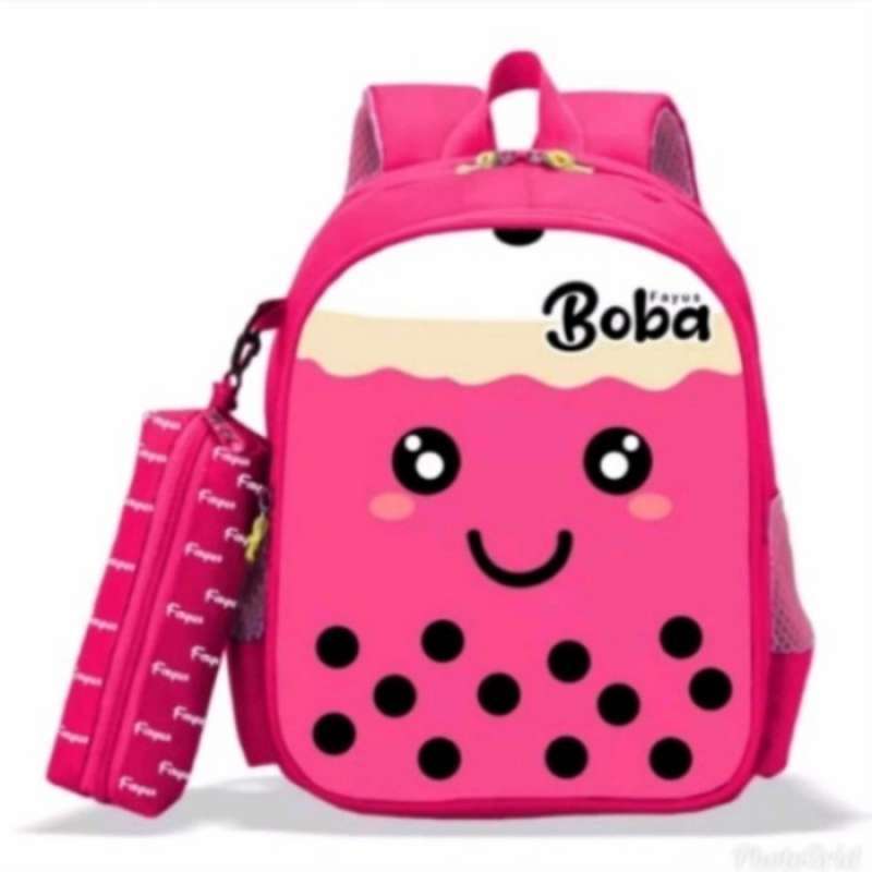 Promo Tas Anak Perempuan Laki Laki Boba Paud Tk Ransel Backpack Gendong ...