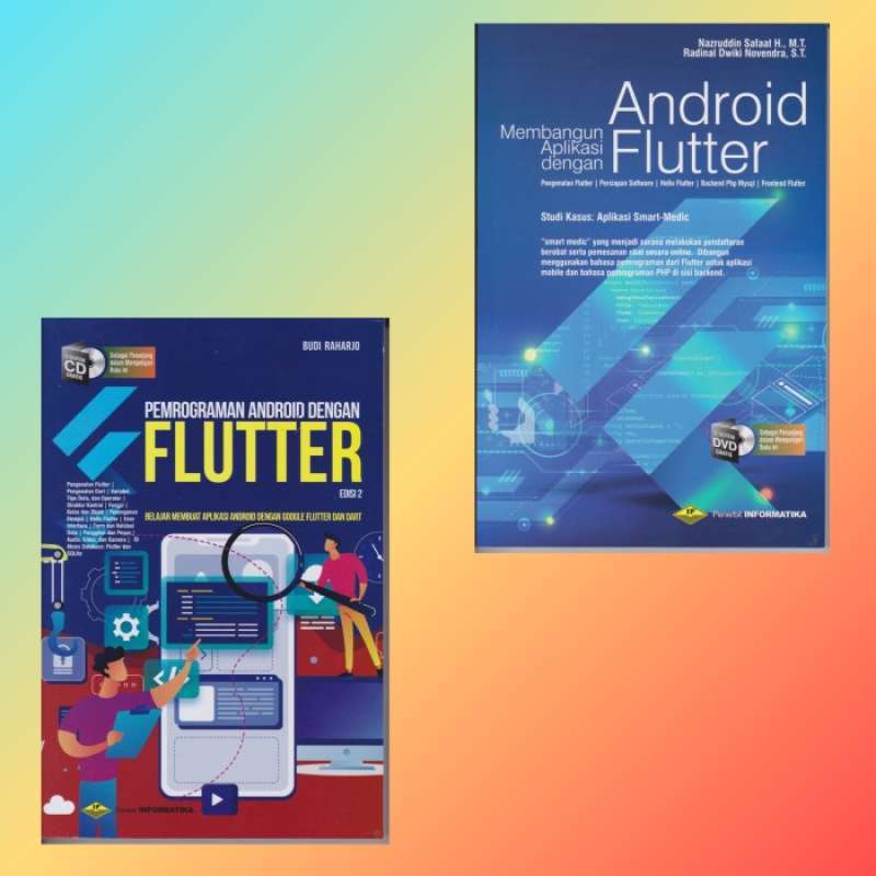 Jual Buku Paket Android Flutter Pemrograman Flutter Menguasai Flutter 2in1 Di Seller Rumix