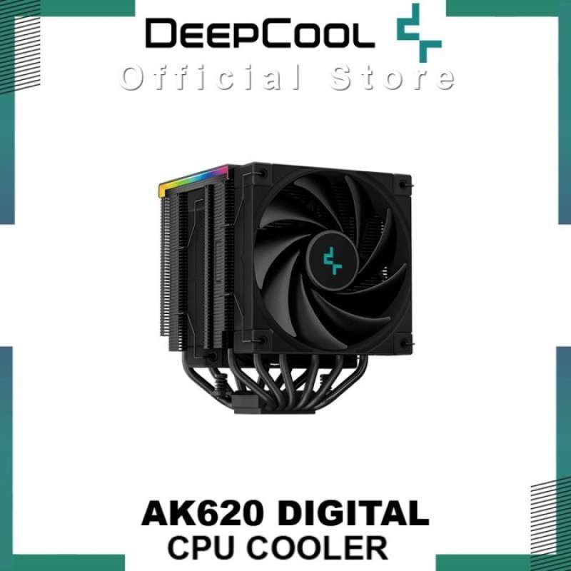 Promo Deepcool Ak620 Digital Black Status Display Cpu Cooler Fan Intel ...