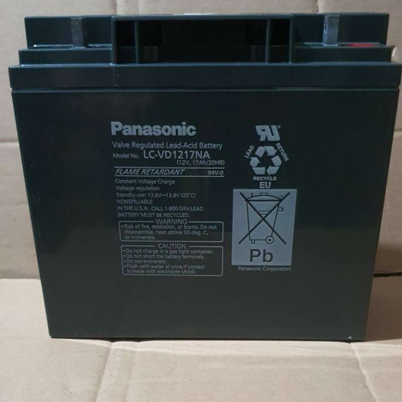 Promo Battery Aki Kering Panasonic 12v 17ah Termurah! Diskon 23% Di ...