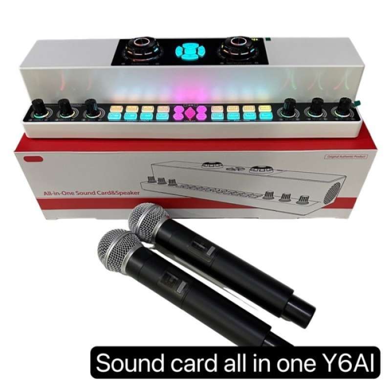Promo Sound Card Speaker Y6ai Soundcard All In One Y6ai Speaker Karaoke ...
