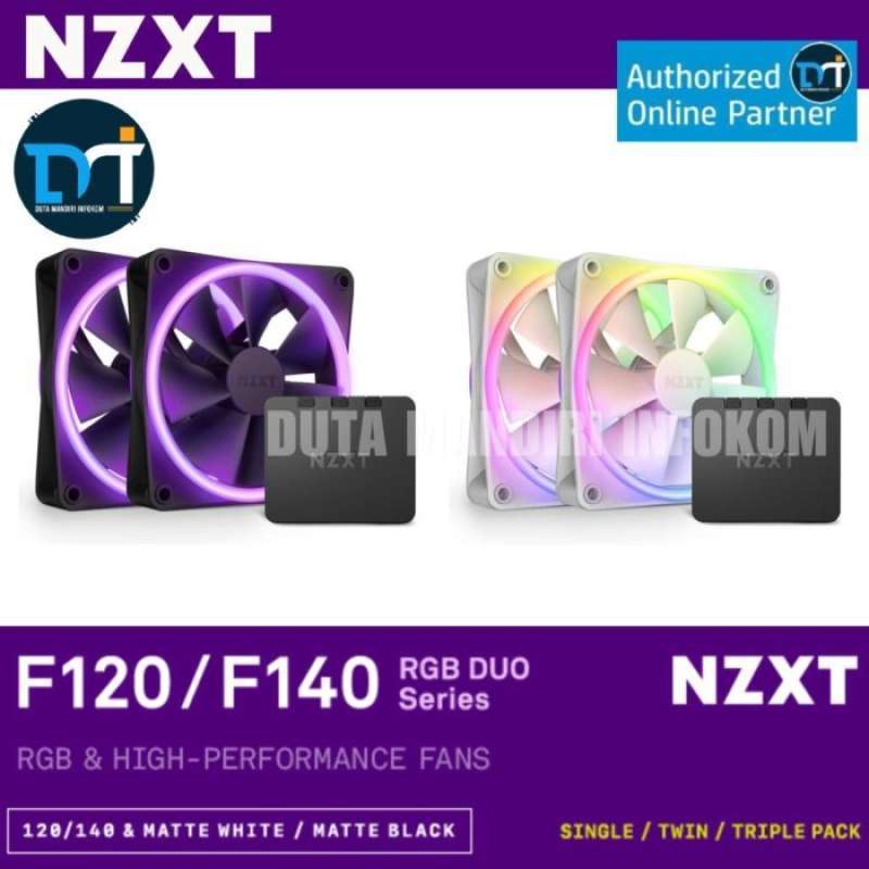 Promo Nzxt F140 Rgb Duo I Twin Pack - 140mm Pwm Rgb Fan Cooler Diskon ...
