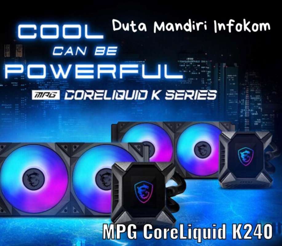 Promo Msi Mpg Coreliquid K240 - 240mm Argb Aio Liquid Cpu Cooler Diskon ...