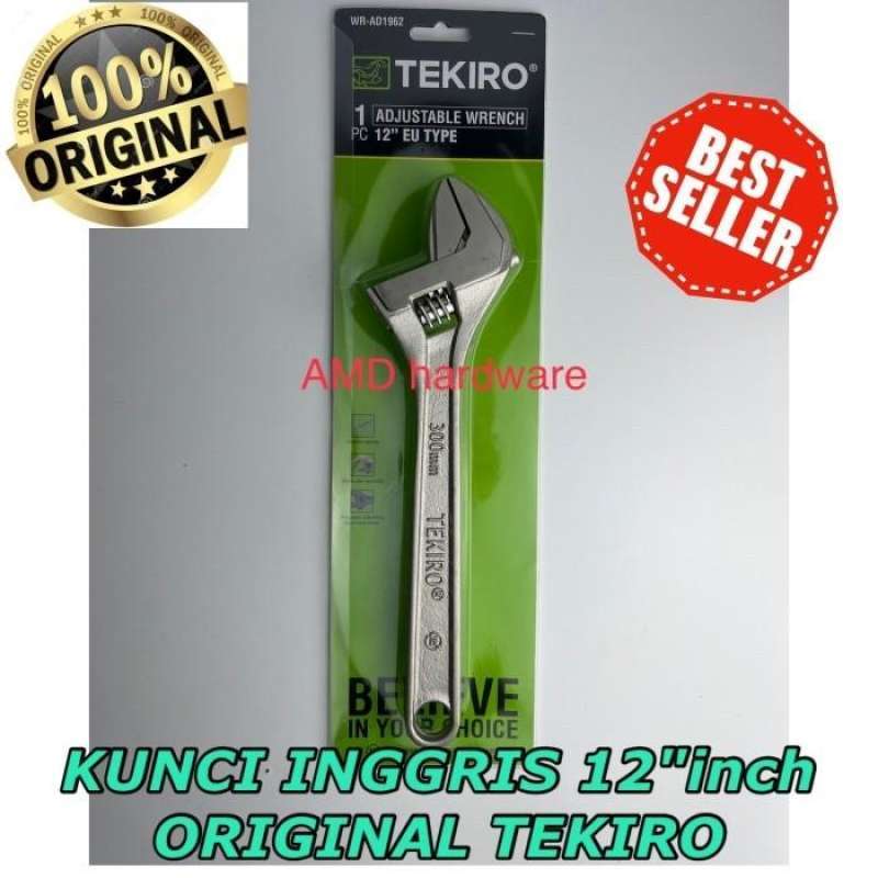 Jual Kunci Inggris 12 10 8 Inch Tekiro Kapusi Original Adjustable ...