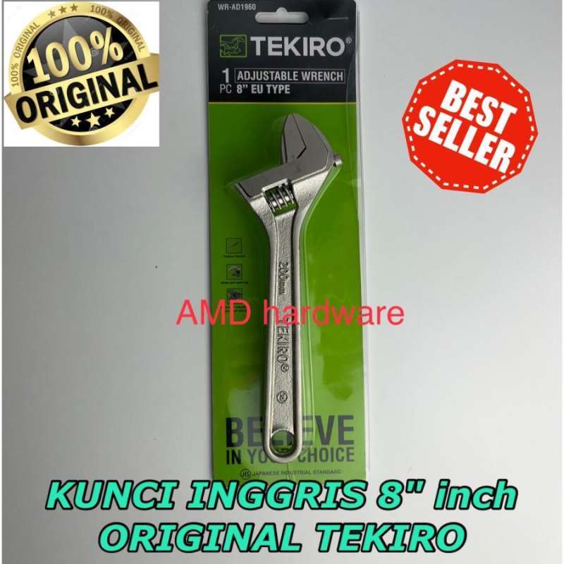 Jual Kunci Inggris 12 10 8 Inch Tekiro Kapusi Original Adjustable ...