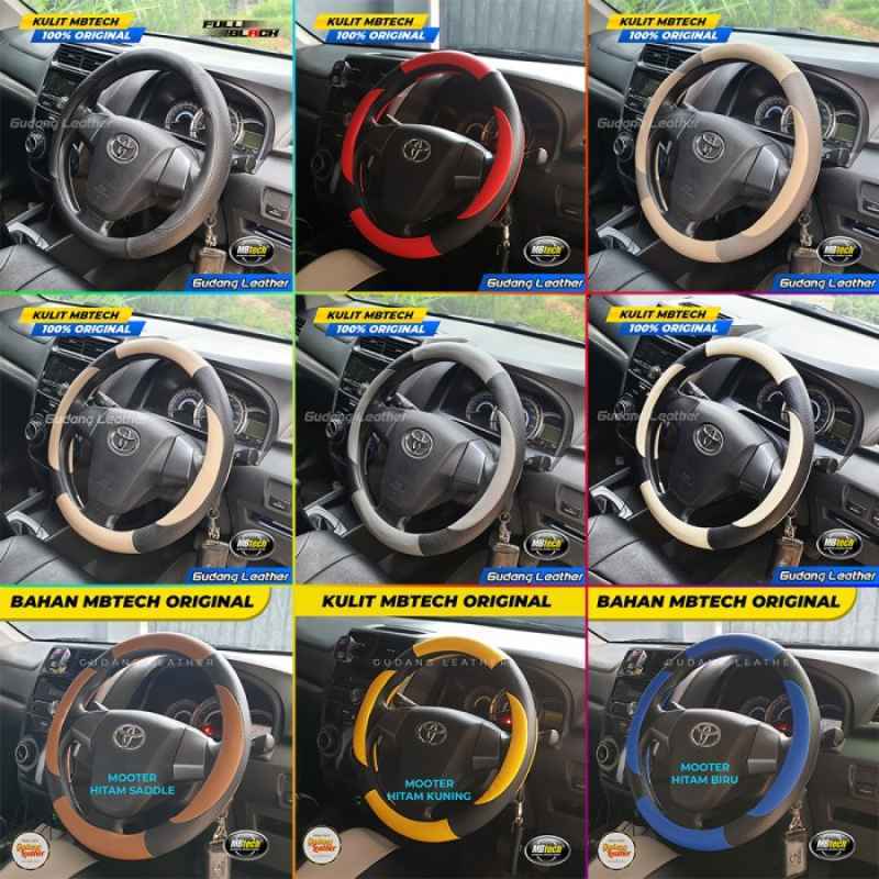 Promo Sarung Stir Mobil - Kulit Mbtech Original / Cover Stir Diskon 23% ...