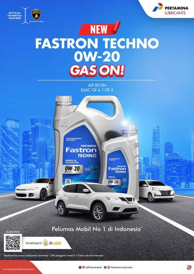 Promo Produk Baru 2024 - Pertamina Fastron Techno - 0w20 , Api : Sp ...