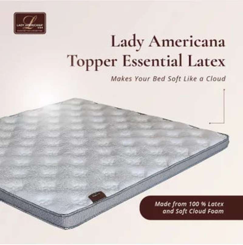 Promo Orthopedic Topper Latex Lady Americana 100 / 120 / 160 / 180 ...