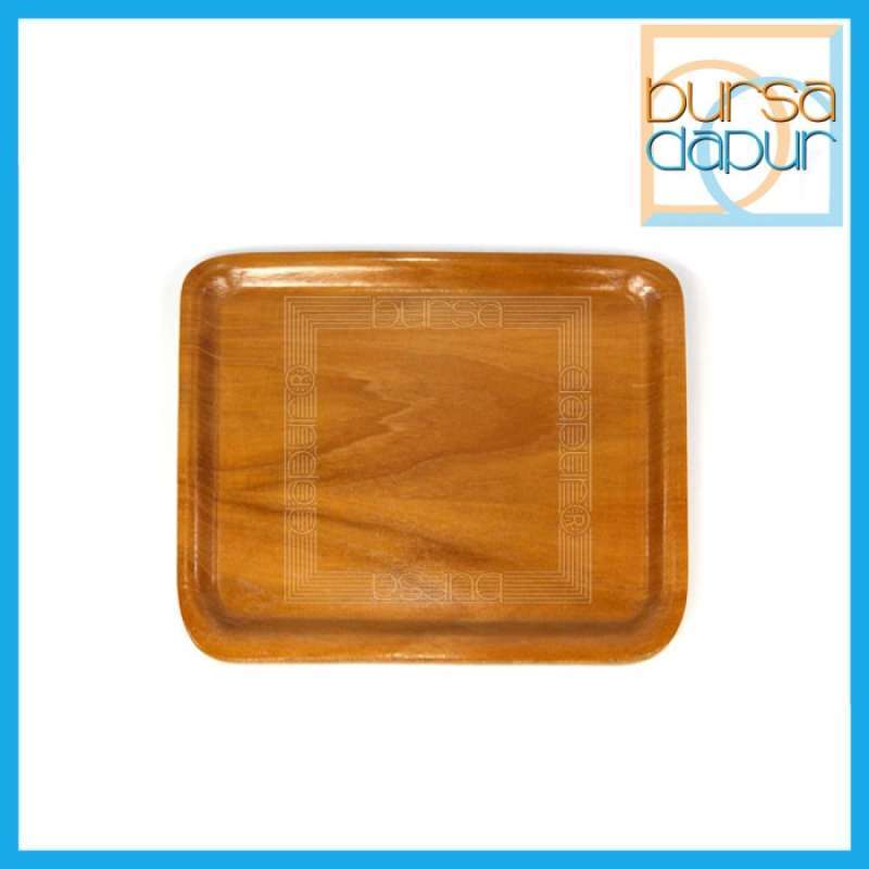 Promo Kwi Baki Kayu Segi 25cm X 17.5cm (s-20) - Nampan Kayu Persegi ...