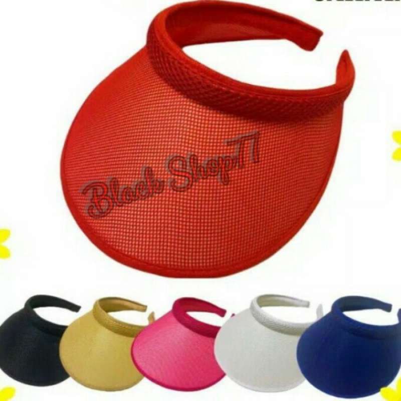 Jual Topi Wanita Pantai Golf Tiker Merah Cabai - Navy Di Seller Wd ...