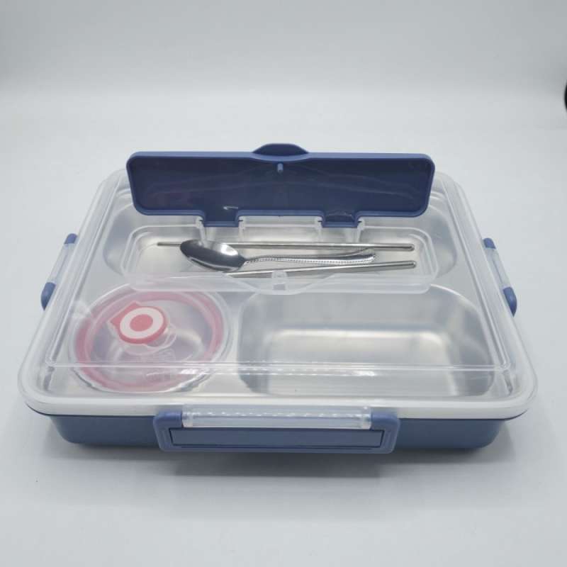 Promo Lunch Box Stainless 5 Sekat Ls05 / Tempat Makan Bekal Sekolah ...