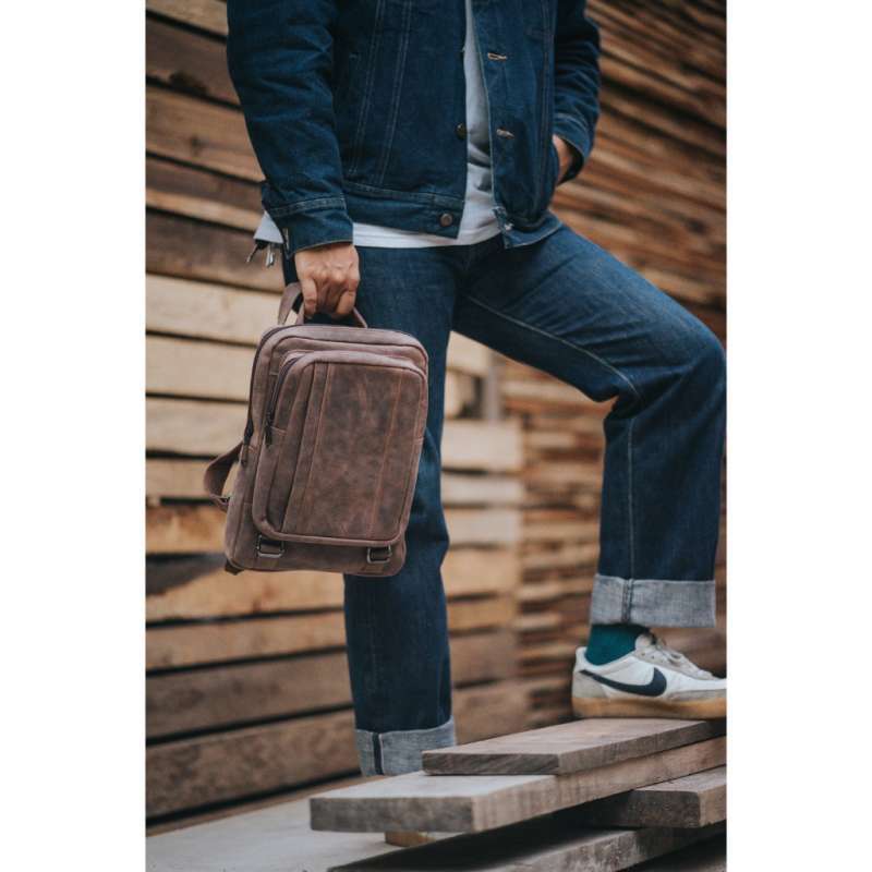 Promo - Amar Bag Tas Selempang Pria Kulit Asli Premium Santai Kasual ...