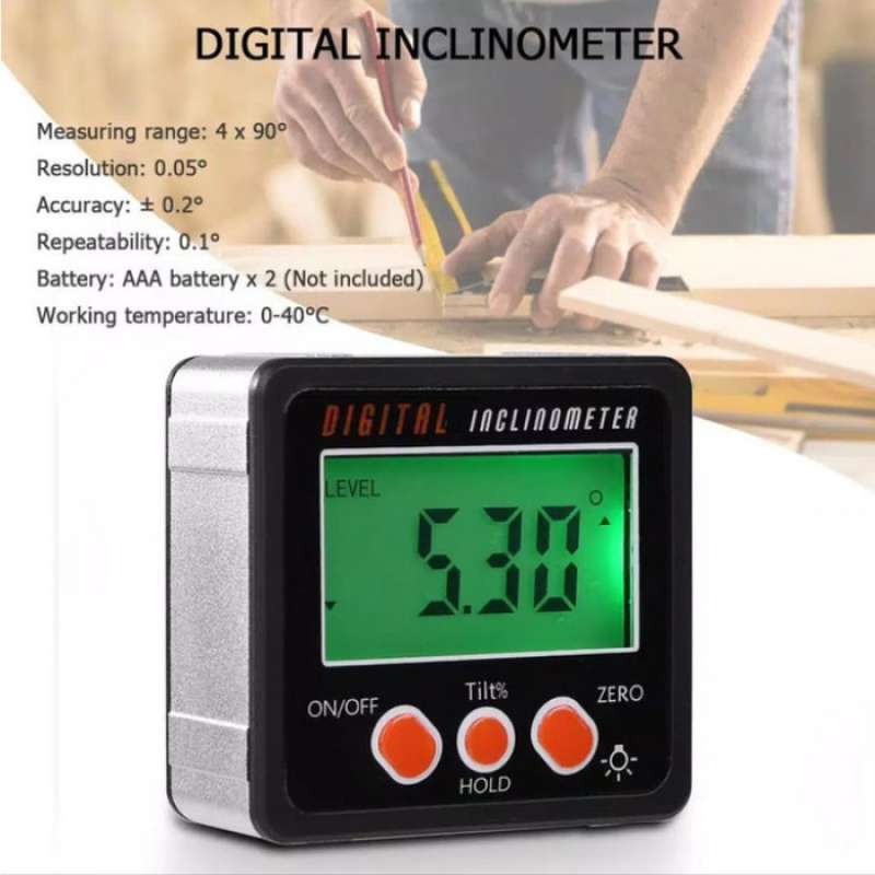 Promo Digital Inclinometer Protactor Alat Ukur Sudut Kemiringan Sale ...