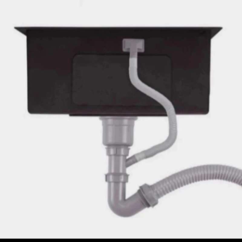 Promo Kitchensink 8050 Black Paket Kran Pipa/ Bak Cuci Piring Hitam ...