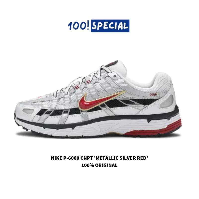 Jual Sepatu Nike P-6000 Metallic Silver Red Di Seller 100!special ...