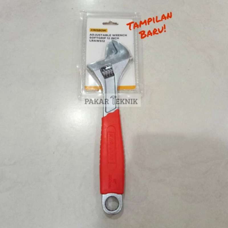 Promo Kunci Inggris Soft Grip / Adjustable Wrench Soft Grip 12 Inch ...