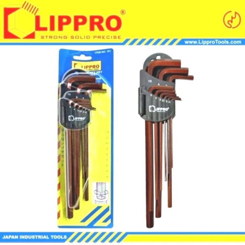 Promo L Hex Key (9pc) Lippro Extra Long Set.mm Diskon 23% Di Seller ...