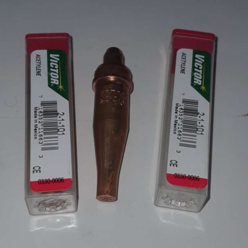 Promo Victor Cutting Tip Nozzle Acetylene 2-1-101 / Mata Blender Las ...