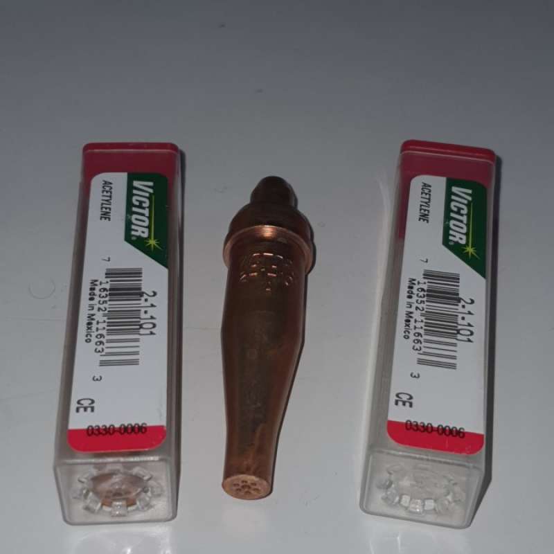 Promo Victor Cutting Tip Nozzle Acetylene 2-1-101 / Mata Blender Las ...