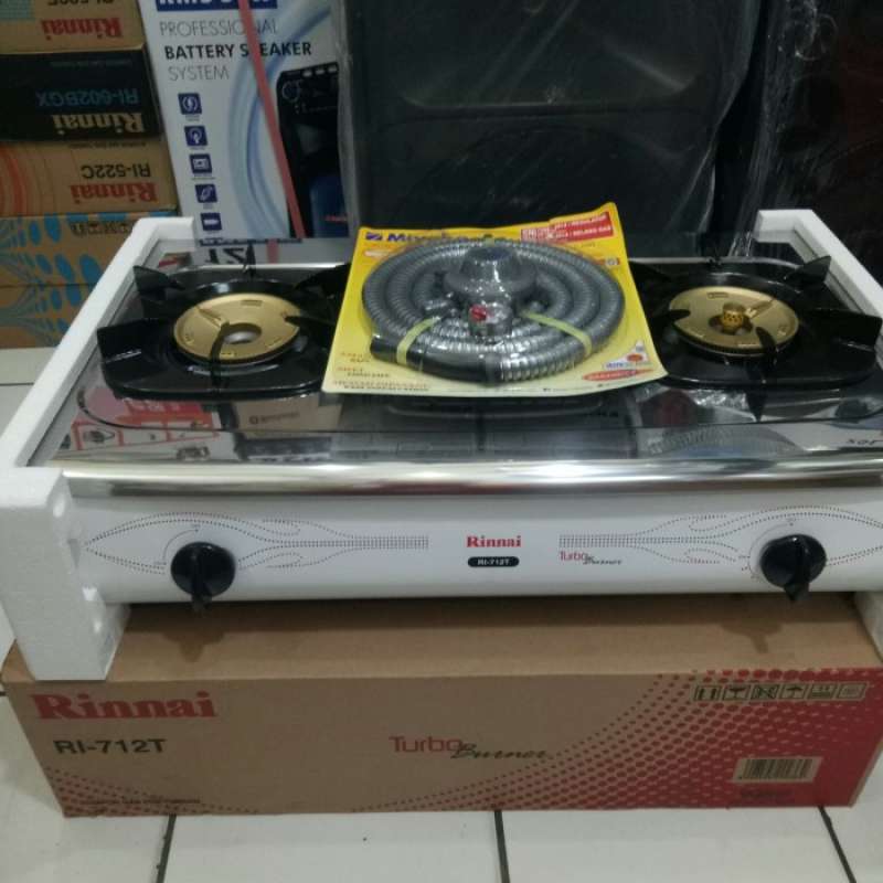 Promo Kompor Gas Rinnai Ri-712t + Selang Gas Miyako Diskon 23% Di Seller Nishimu Store - Bangka ...