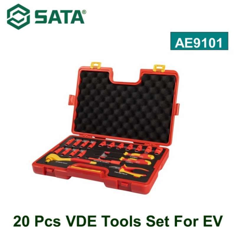 Promo Tool Kit Set Listrik 20 Pcs - Ae9101 Vde Tools Set For Ev Sata ...