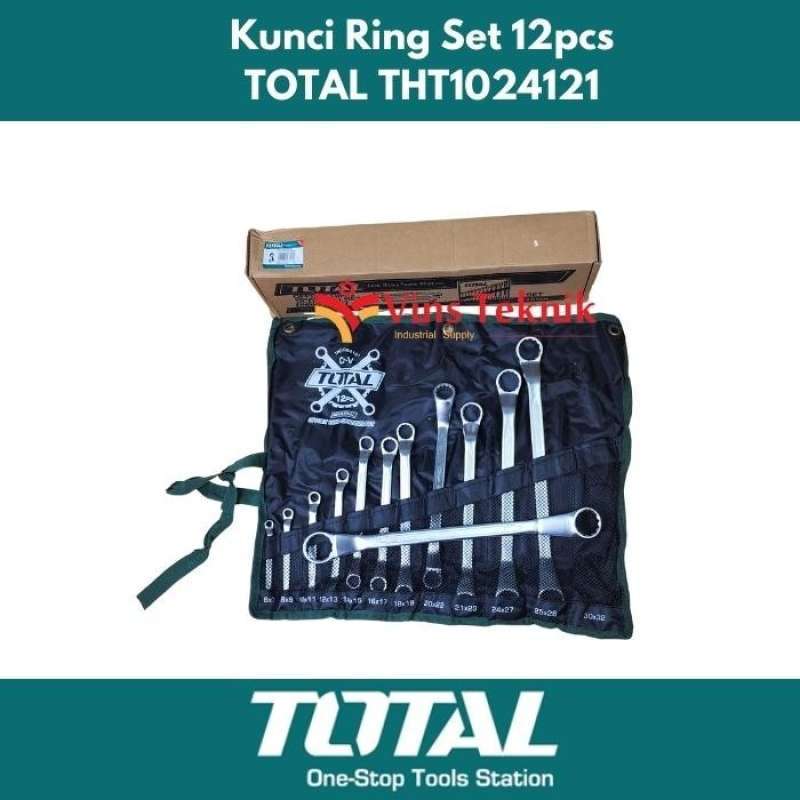 Promo Offset Ring Spanner Set Kunci Ring Set 12pcs 6-32mm Total ...