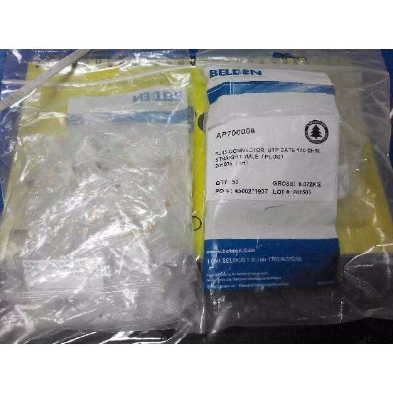 Promo Conector Rj45 Cat6 Belden Diskon 23% Di Seller Kulee Store ...