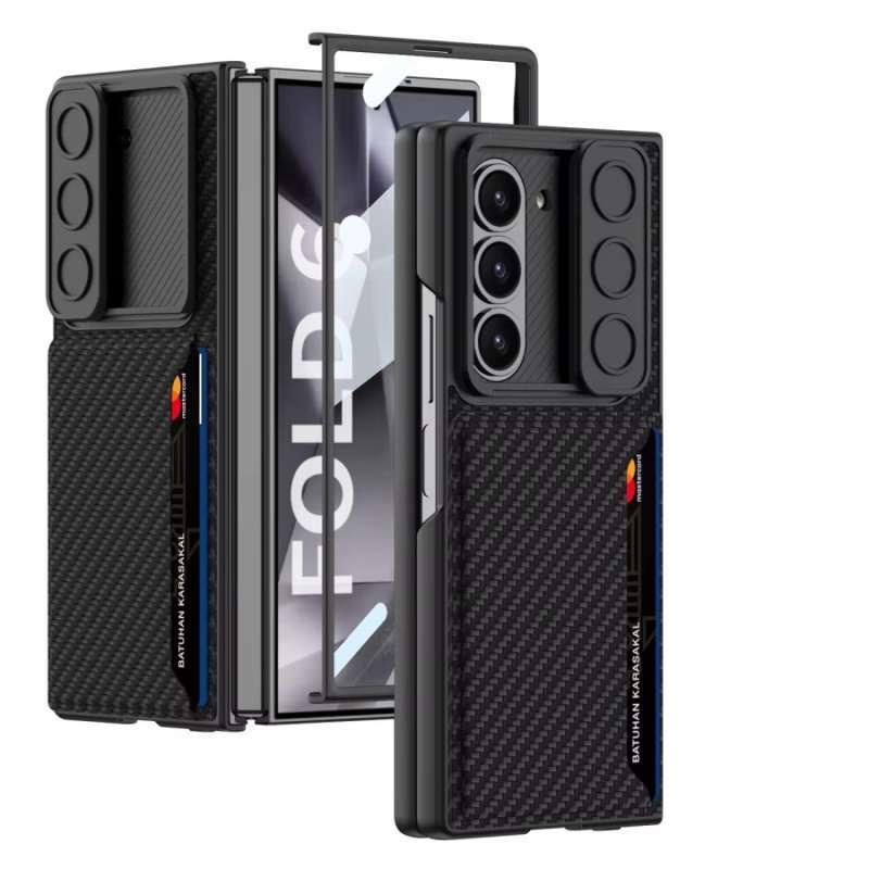 Promo Case Samsung Galaxy Z Fold 6 Fold6 Gkk Leather Card Bag Slide ...