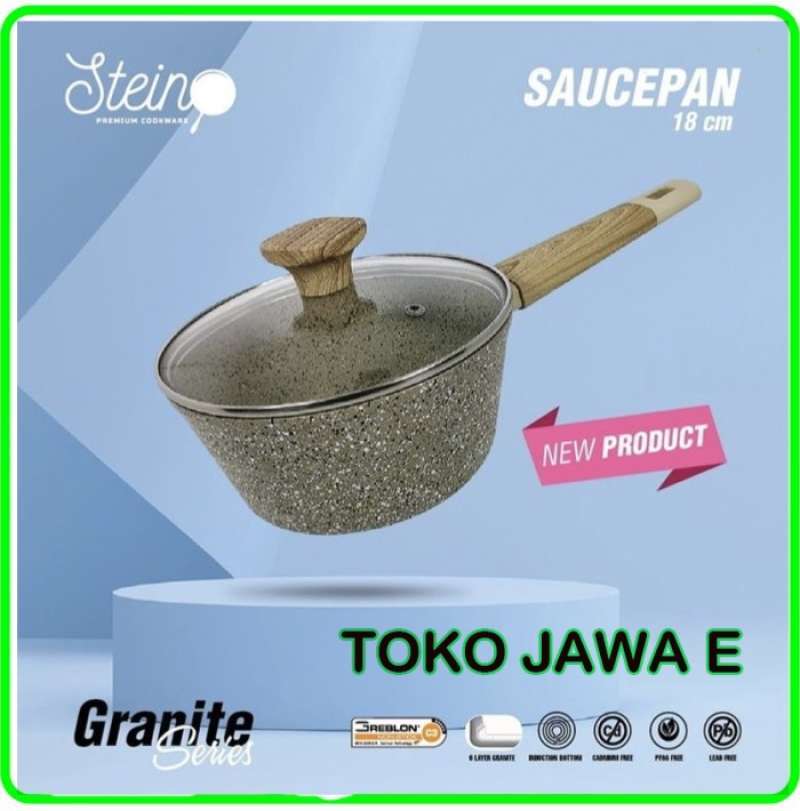 Promo Stein Cookware Saucepan 18 Cm Panci Granite Series Diskon 23% Di Seller Nishimu Store ...