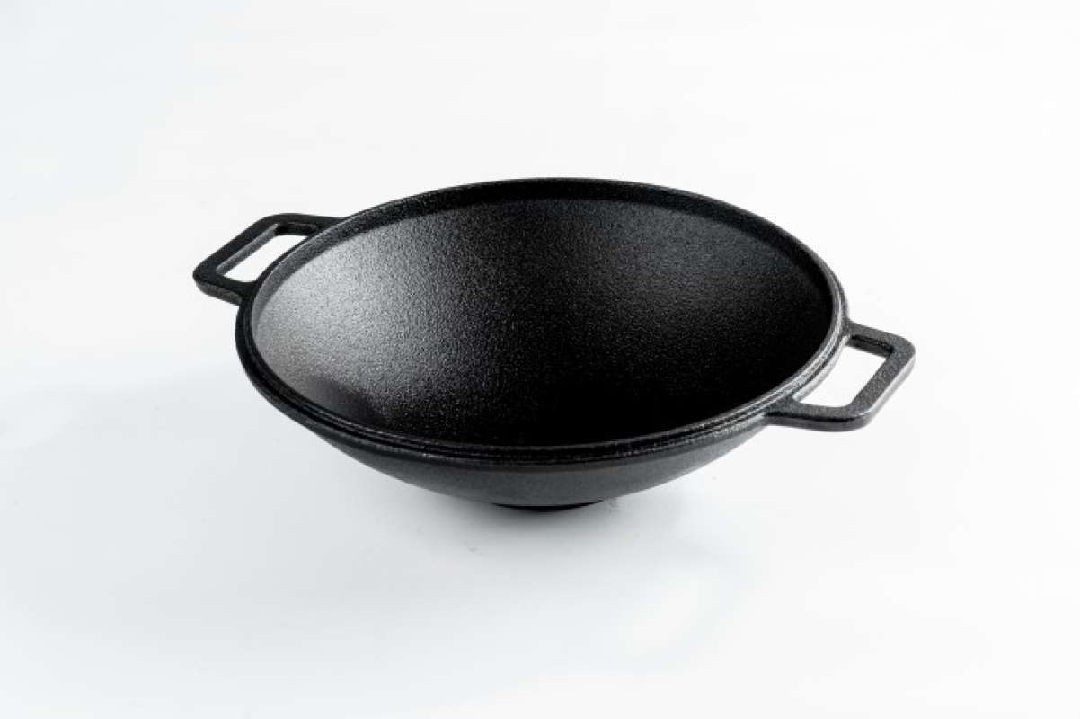 Promo Cast Iron Merauke Wok / Besi Cor Cast Iron Kitchenware Wajan ...