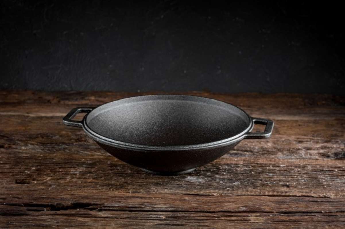 Promo Cast Iron Merauke Wok / Besi Cor Cast Iron Kitchenware Wajan ...