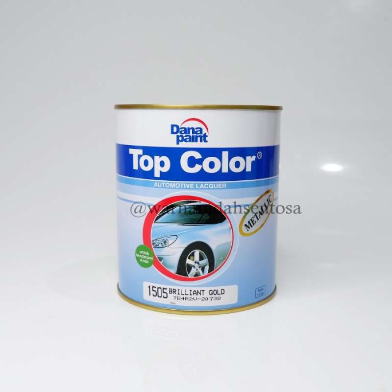 Promo Cat Nc / Cat Duco Top Color Warna Metallic Brilliant Gold 1 Kg ...