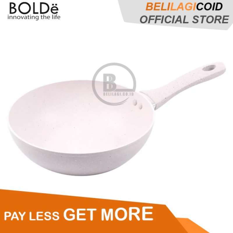 Promo Bolde Super Pan Granite Series Wok 28 Cm - Beige Diskon 23% Di ...