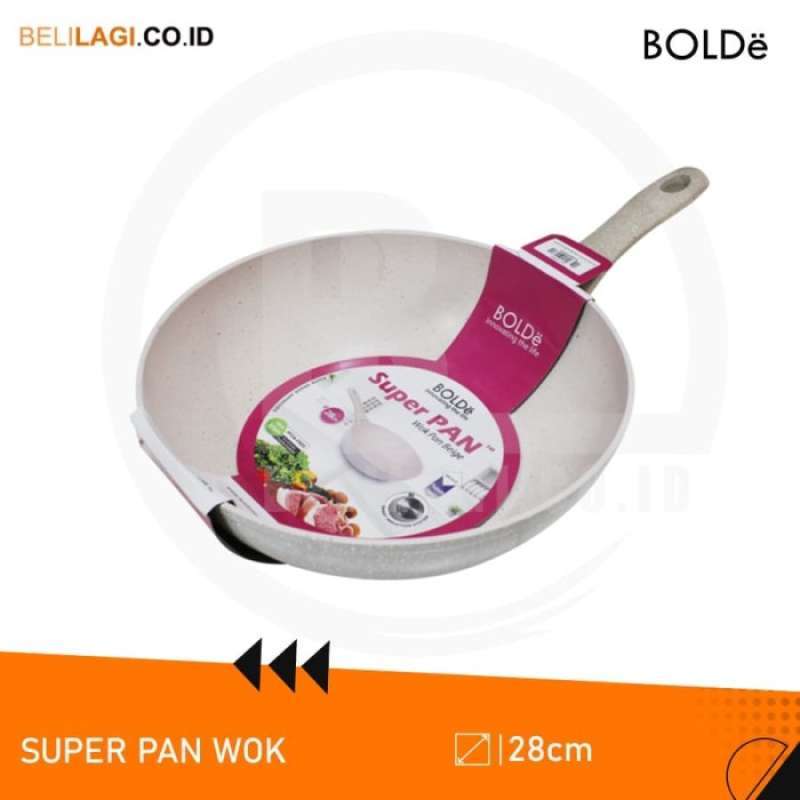 Promo Bolde Super Pan Granite Series Wok 28 Cm - Beige Diskon 23% Di ...