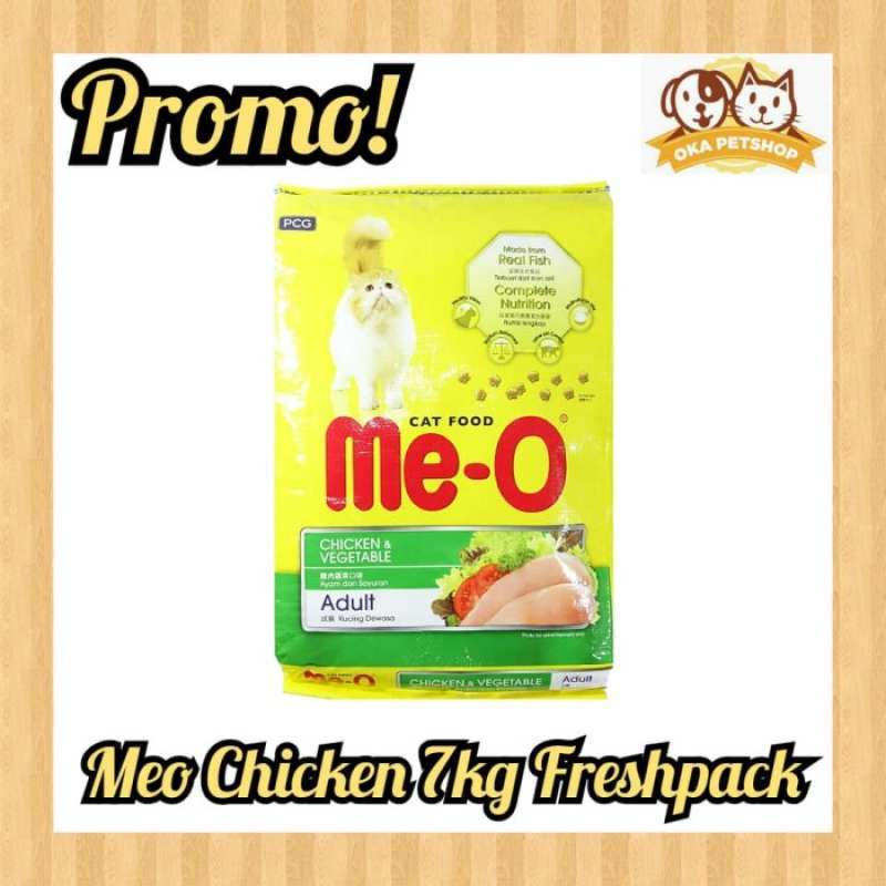 Promo Meo Chicken Me-o Chicken Vegetable 7kg/makanan Kucing-no Bolt ...