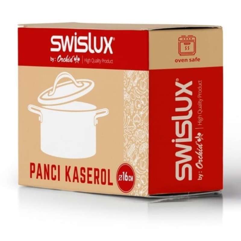 Promo Swislux Orchid Panci Kaserol 20 Cm Serbaguna Oven Safe Casserole ...