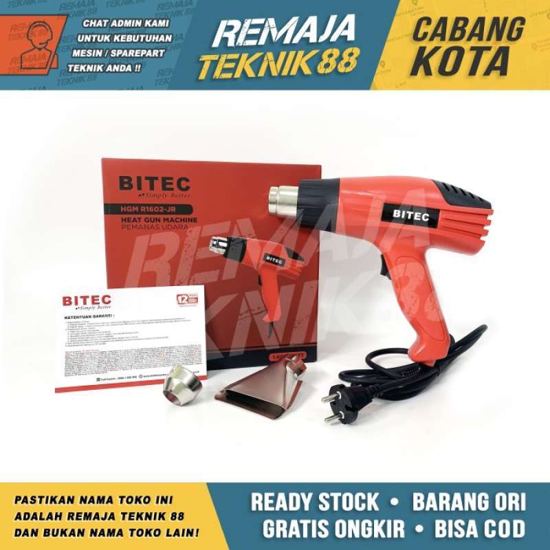 Promo Hot Gun / Heat Gun Mesin Pemanas Plastik Bungkus / Bitec Hgm ...