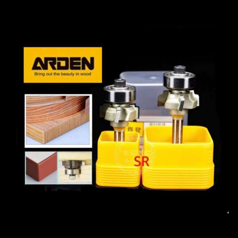 Promo Mata Router/ Fil Edging R 2 Mm 4 Mata Pisau/ Round Over Bit Arden ...
