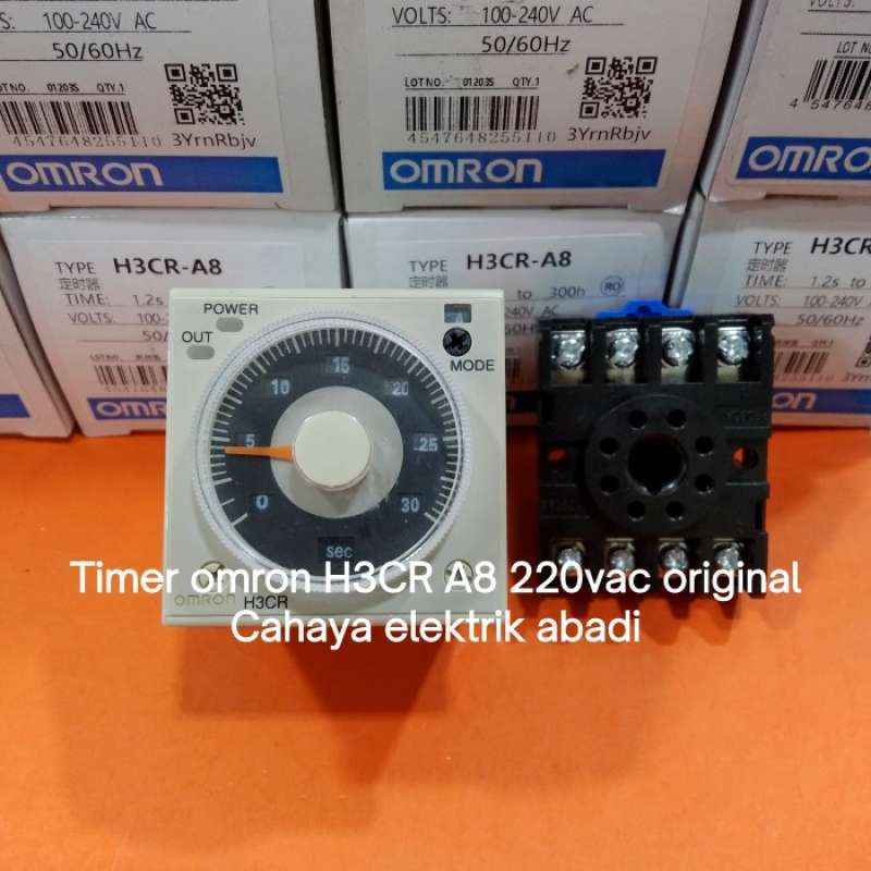 Promo Timer Omron H3cr A8 220vac Original/timer Omron H3cr Diskon 23% ... Promo Timer Omron H3cr A8 220vac Original/timer Omron H3cr Diskon 23% ...