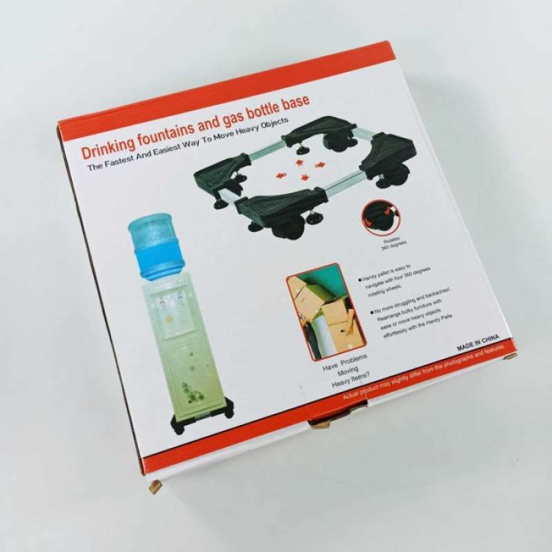 Promo Alas Roda Dudukan Tabung Gas Galon Dispenser Portable Base Roller ...