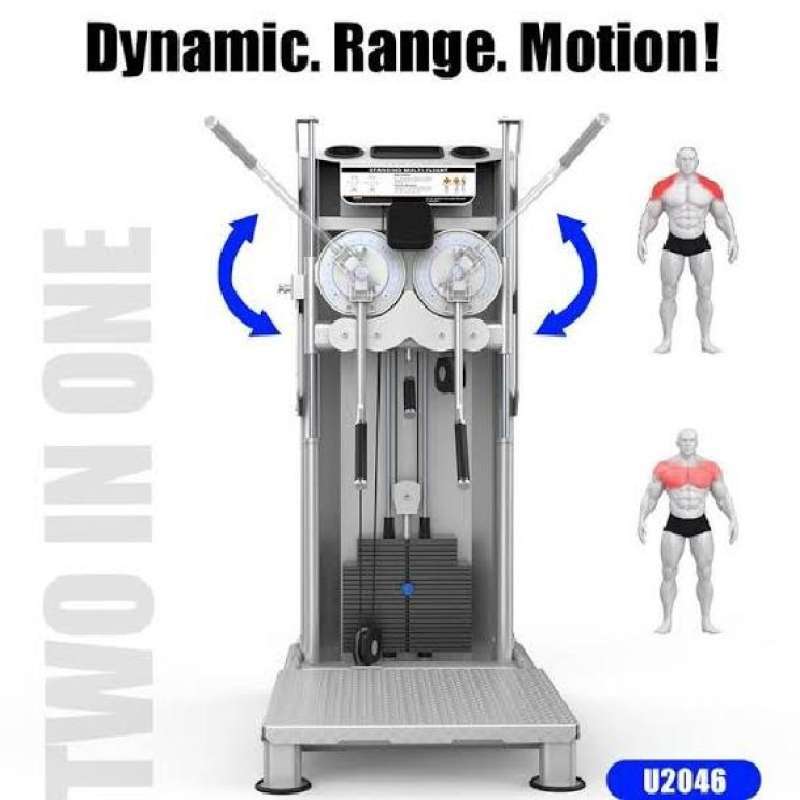 Promo Dhz U2046 Standing Multi Flight Lateral Raise Standing Shoulder ...