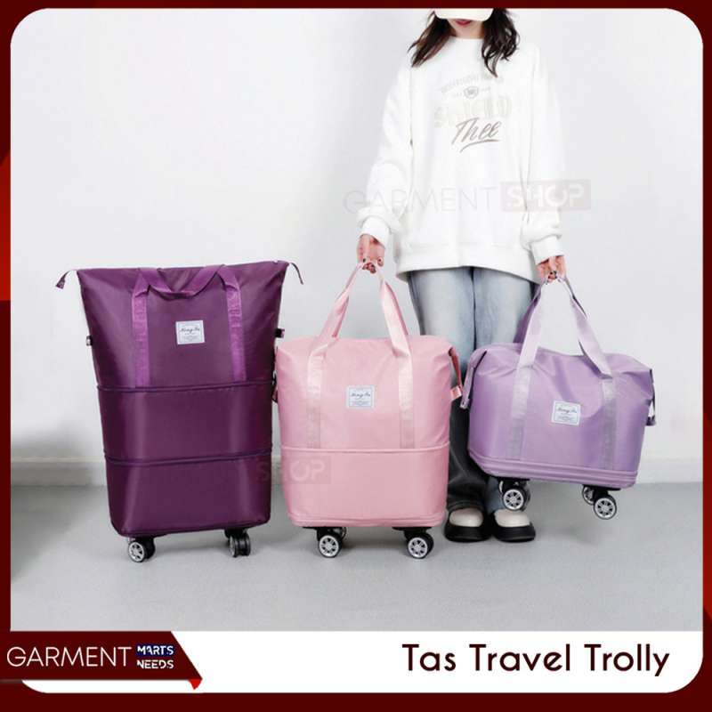 Jual Tas Jinjing Travel Trolley Up 3 Tingkat Jumbo Lipat Bag Duffel ...