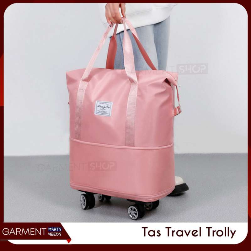 Jual Tas Jinjing Travel Trolley Up 3 Tingkat Jumbo Lipat Bag Duffel ...