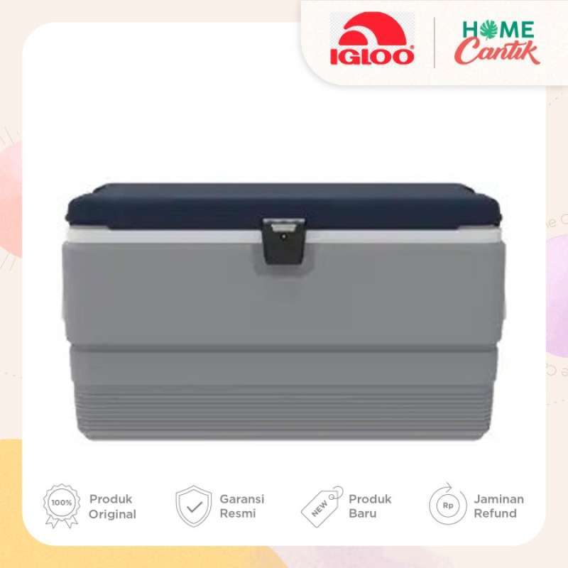 Promo Igloo 66 Ltr Cooler Box Maxcold 70qt - Abu-abu Diskon 23% Di ...