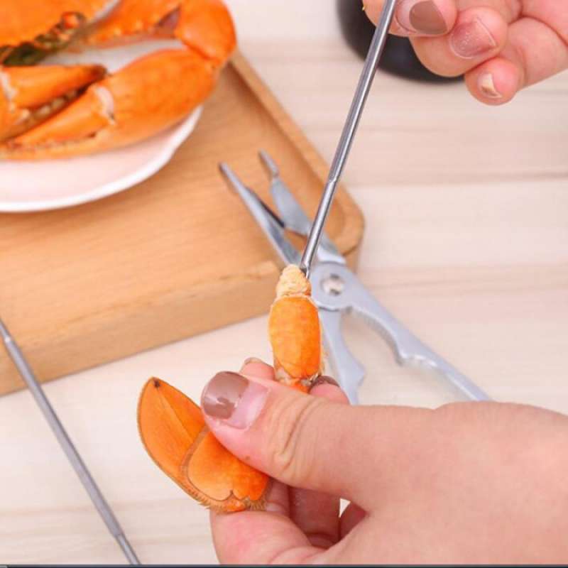 Jual 2in1-tang Penjepit Pemecah Kulit Keras Cangkang Kepiting Alat ...