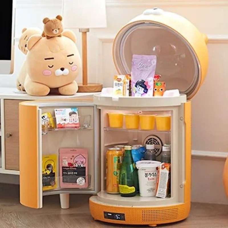 Jual Ccomo Line Friends Kakao Mini Refrigerator Kulkas Bluetooth - Ryan ...